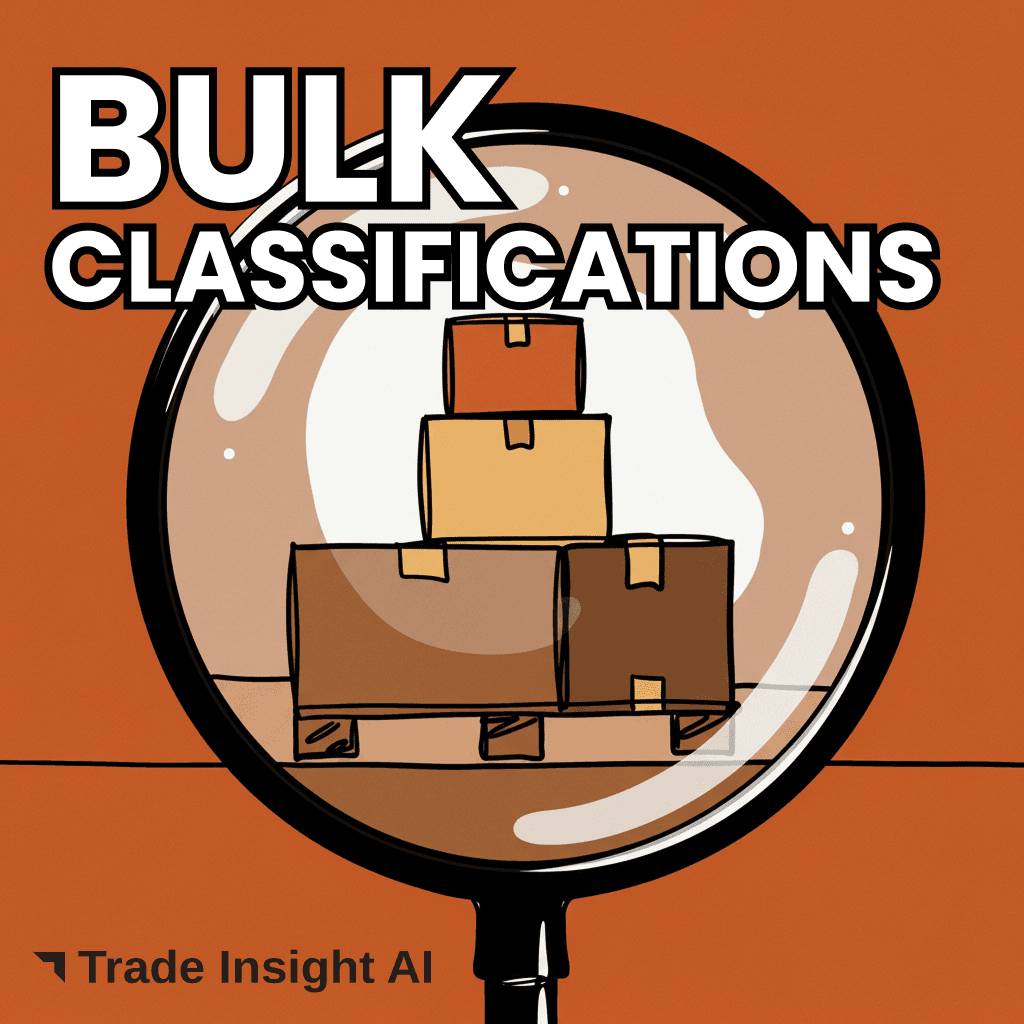 Bulk Classification with Trade Insight AI | Trade Insight AI